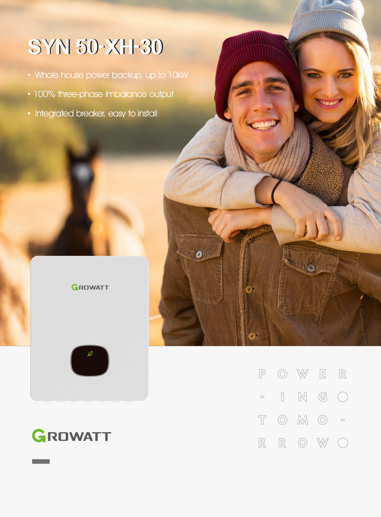 Growatt SYN-50-XH-30 Backup Box for MOD TL3-XH BP Inverter